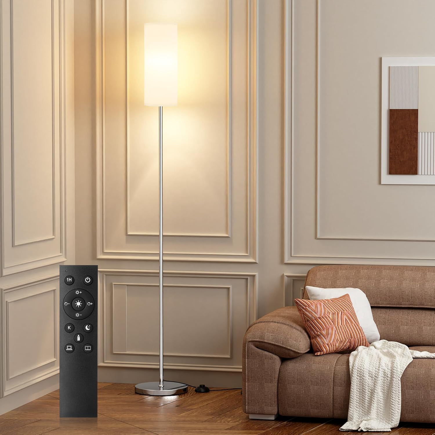 Floor Lamps for Living Room, 64" Modern Floor Lamp with Remote Control ...