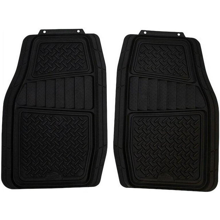 Floor Mat Set 2 Piece Compatible with 2001 2018 Toyota Highlander 2002 2003 2004 2005 2006 2007 2008 2009 2010 2011 2012 2013 2014 2015 2016 2017