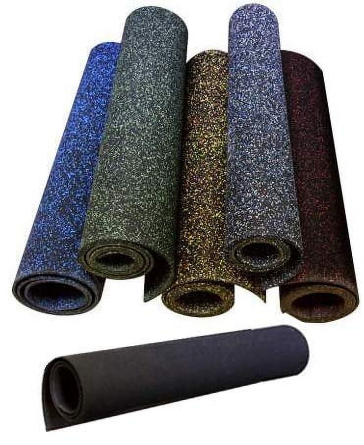 Floor Mats 3/8in (9mm) Thick 10% Tan 4' x 6' Heavy Duty Rubber Rolls (1 ...