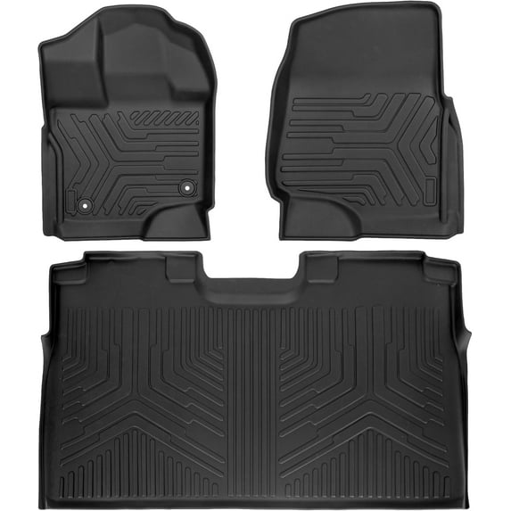 Floor Mats Cargo Liner Compatible with 2015-2024 2025 F-150 SuperCrew ...