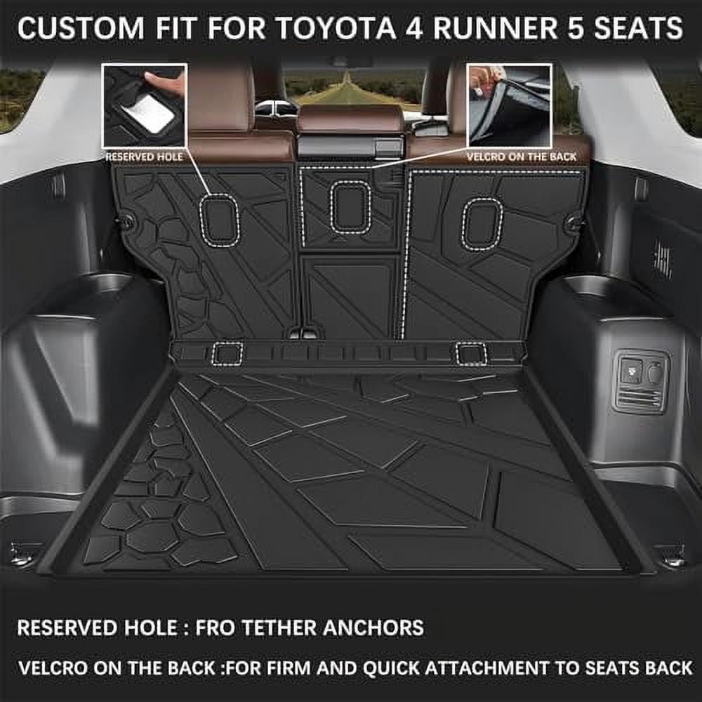Floor Mats & Cargo Mats for 2013-2024 Toyota 4Runner (Only Fit 5 Seats ...
