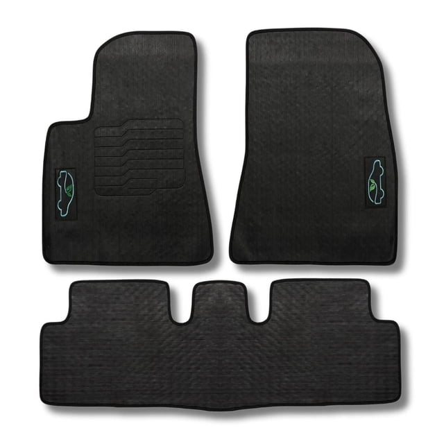 Floor Mats Custom Fit for 2017 to 2024 Tesla Model 3 - Front and Rear ...