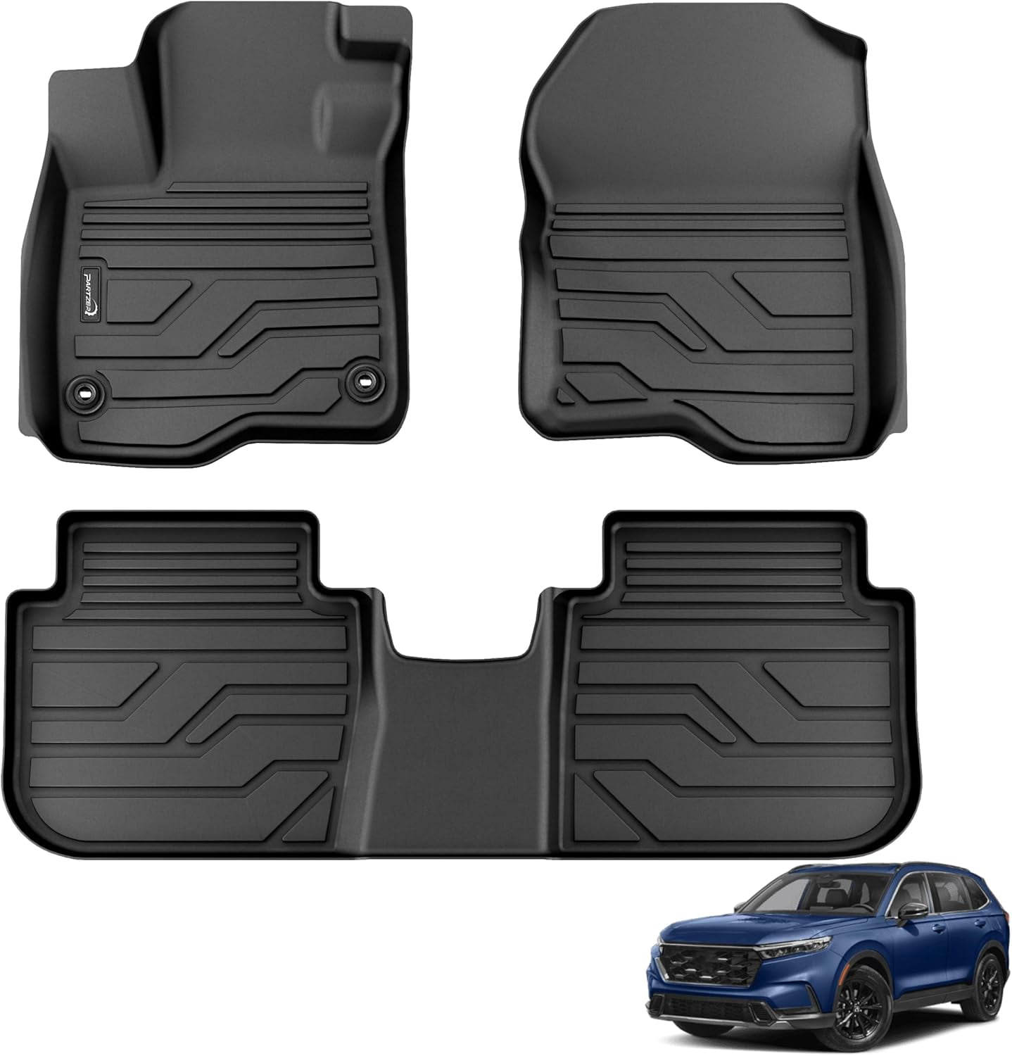 Floor Mats Fit for 2023-2025 Honda CRV (Include Hybrid & Gasoline), All Weather Floor Liners ...