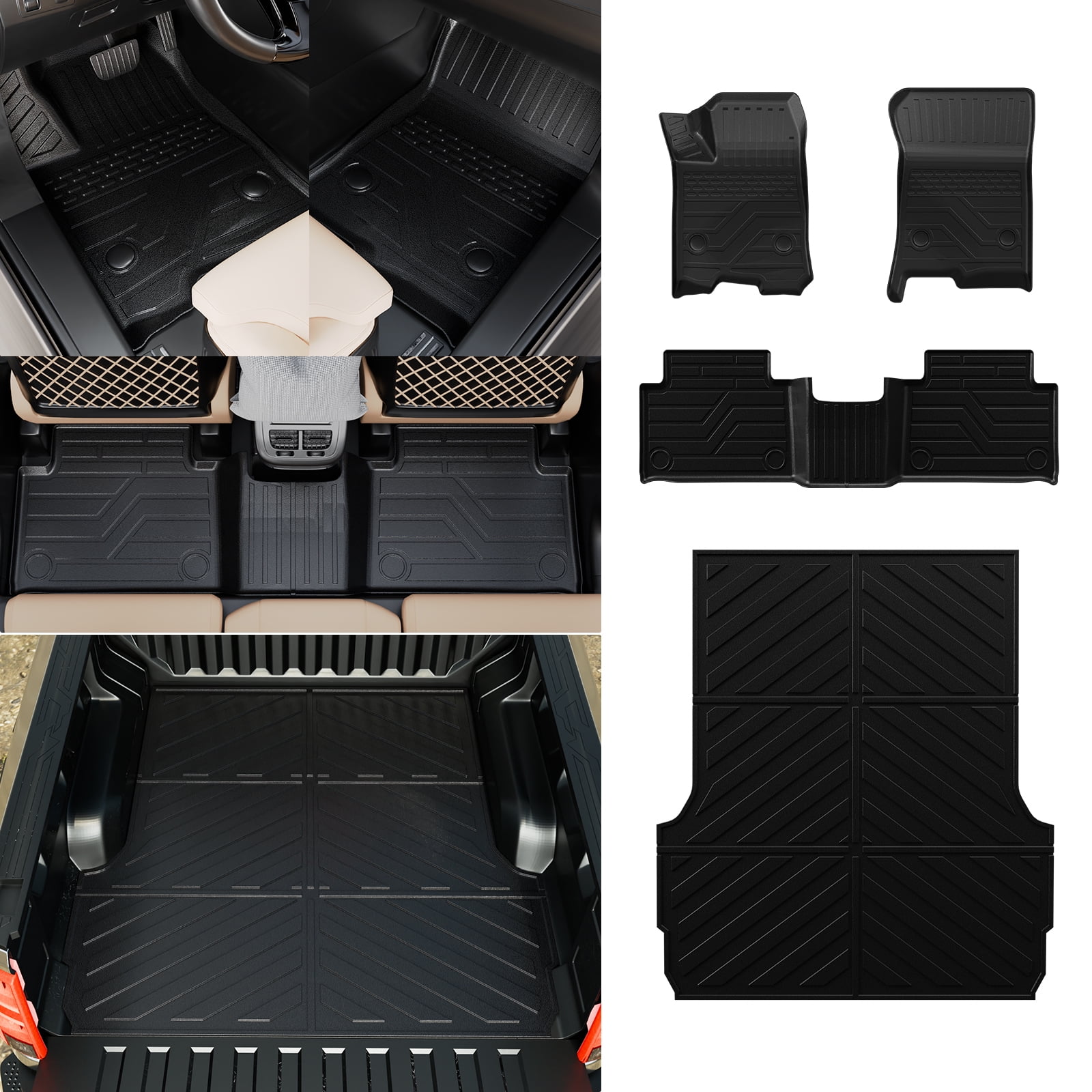 Floor Mats For 2023 2024 2025 Chevrolet Colorado and GMC Canyon Truck ...