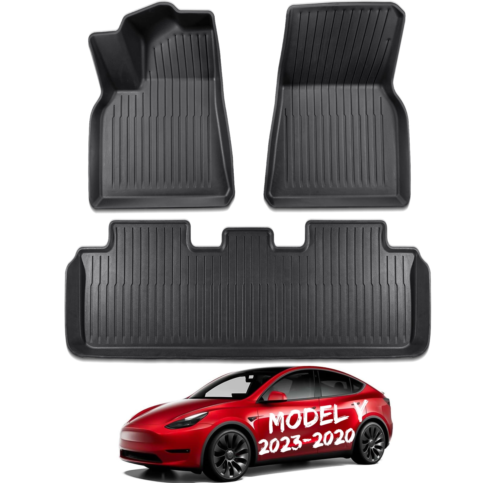 Floor Mats for Tesla Model Y 2023 2022 2021 2020,Model Y Floor Mats ...