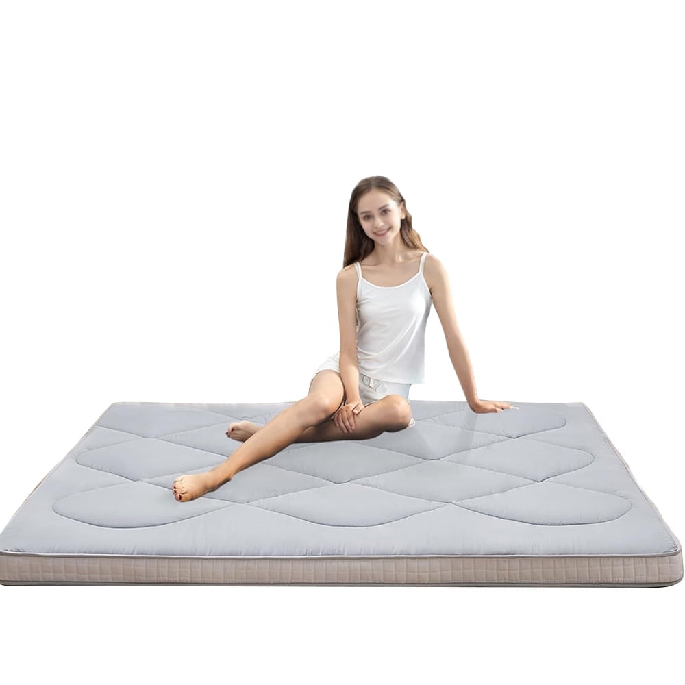 Floor Mattress Futon Mattress, Roll Up Mattress Sleeping Tatami Mat ...