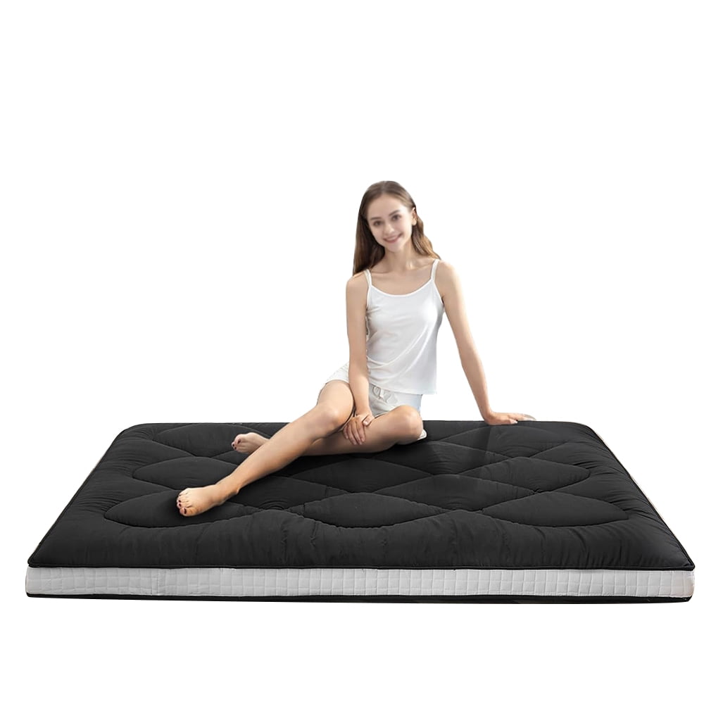 Floor Mattress Futon Mattress, Roll Up Mattress Sleeping Tatami Mat ...