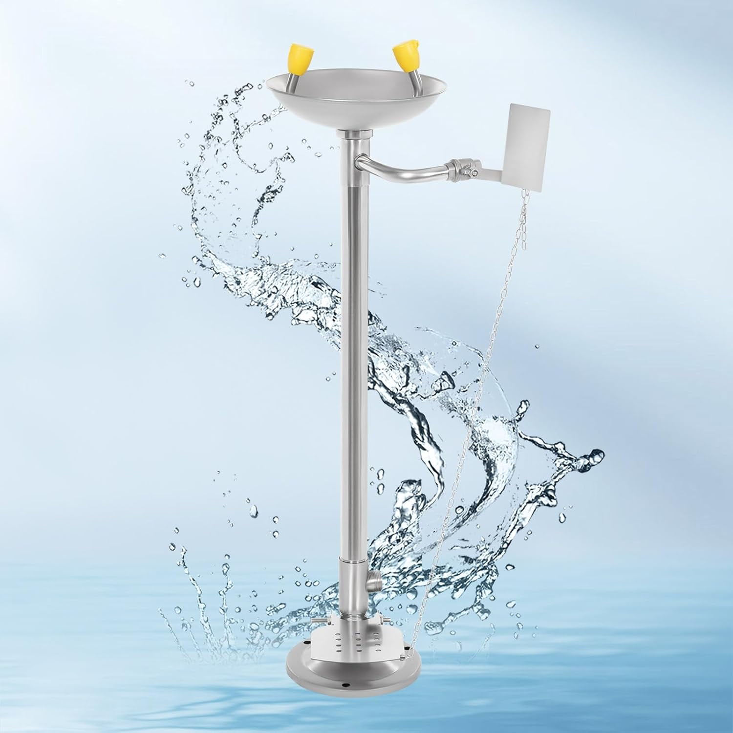 Floor Mounted Stand Up Eye Wash Station,Eyewash Station Adjustable ...