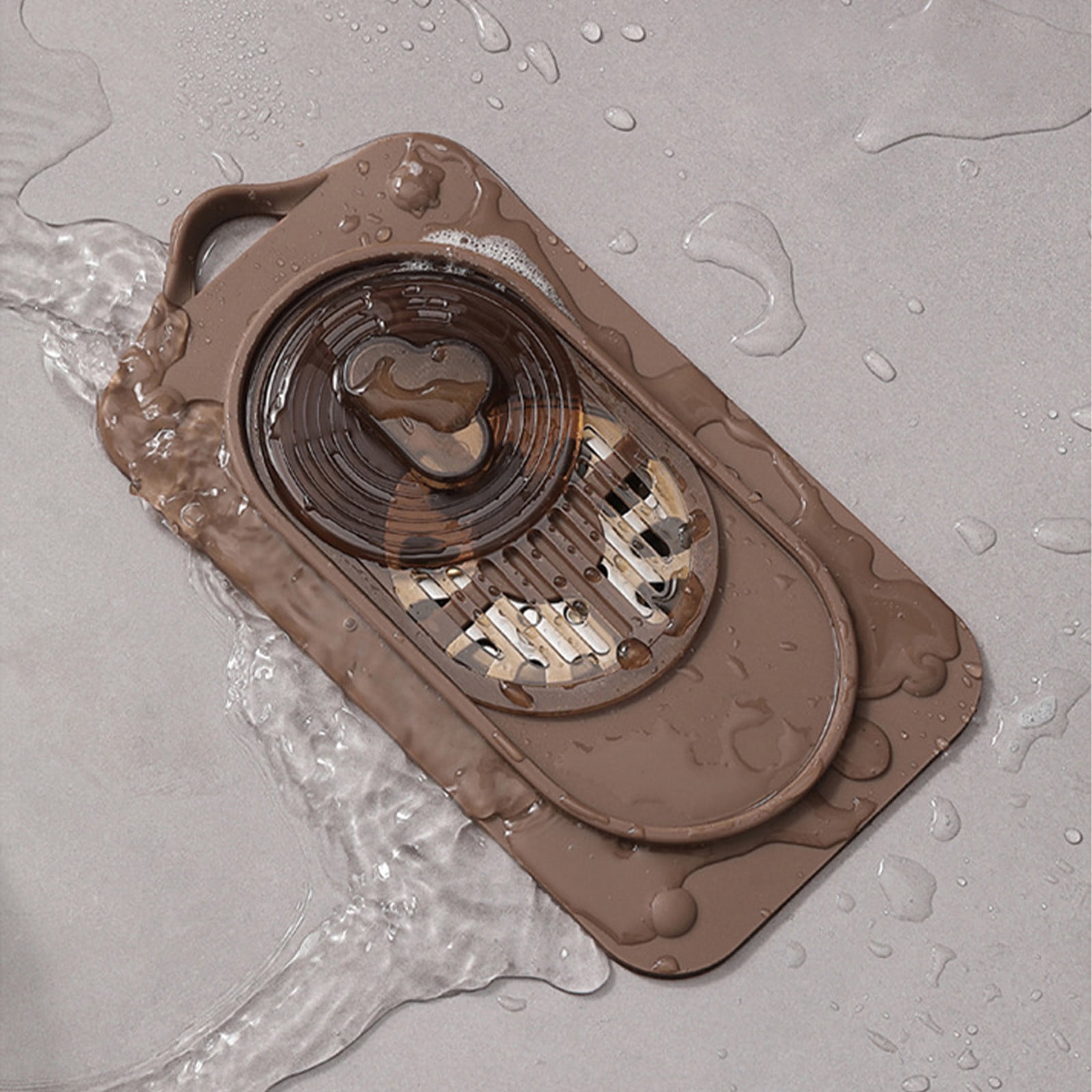 Floor Pipe Blockage Prevention Sticker | Sliding Rubber Odor Control ...