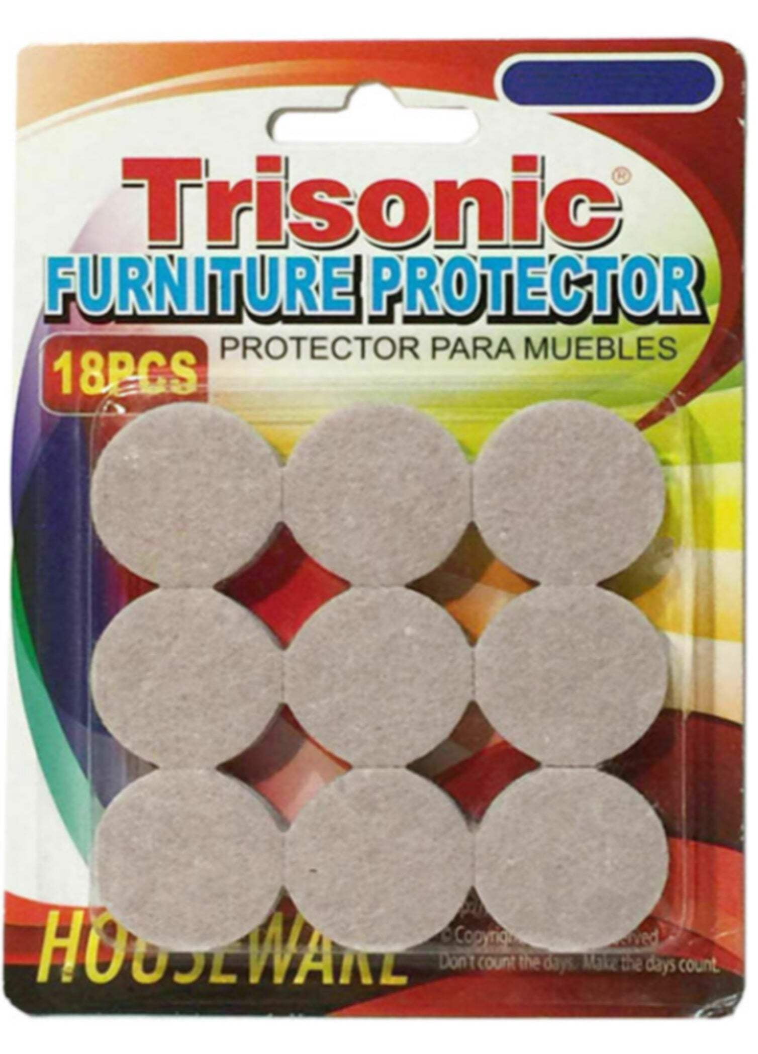 Floor Protectors Round 18 Self Adhesive Felt Beige Pads Furniture Chair ...