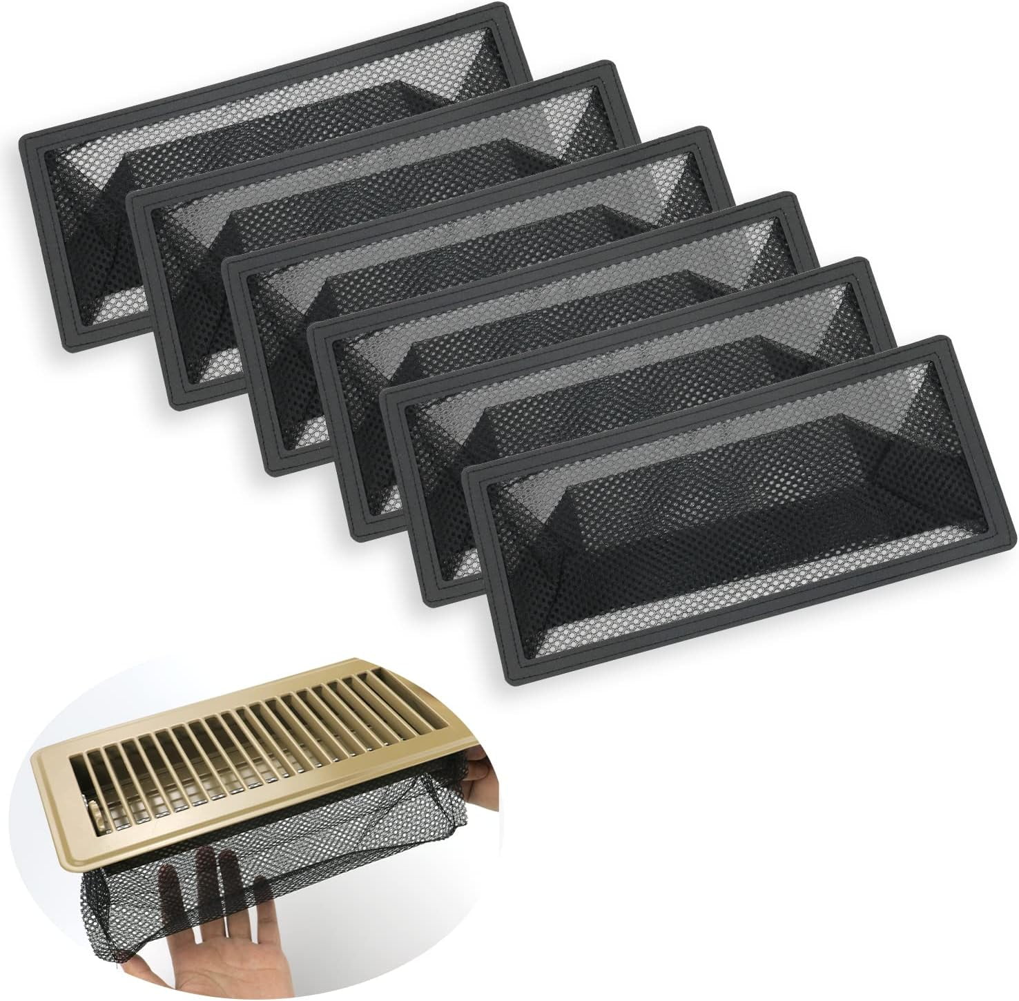 Floor Register Trap, Air Vent Filter Mesh Catcher, Vent Screen Net ...