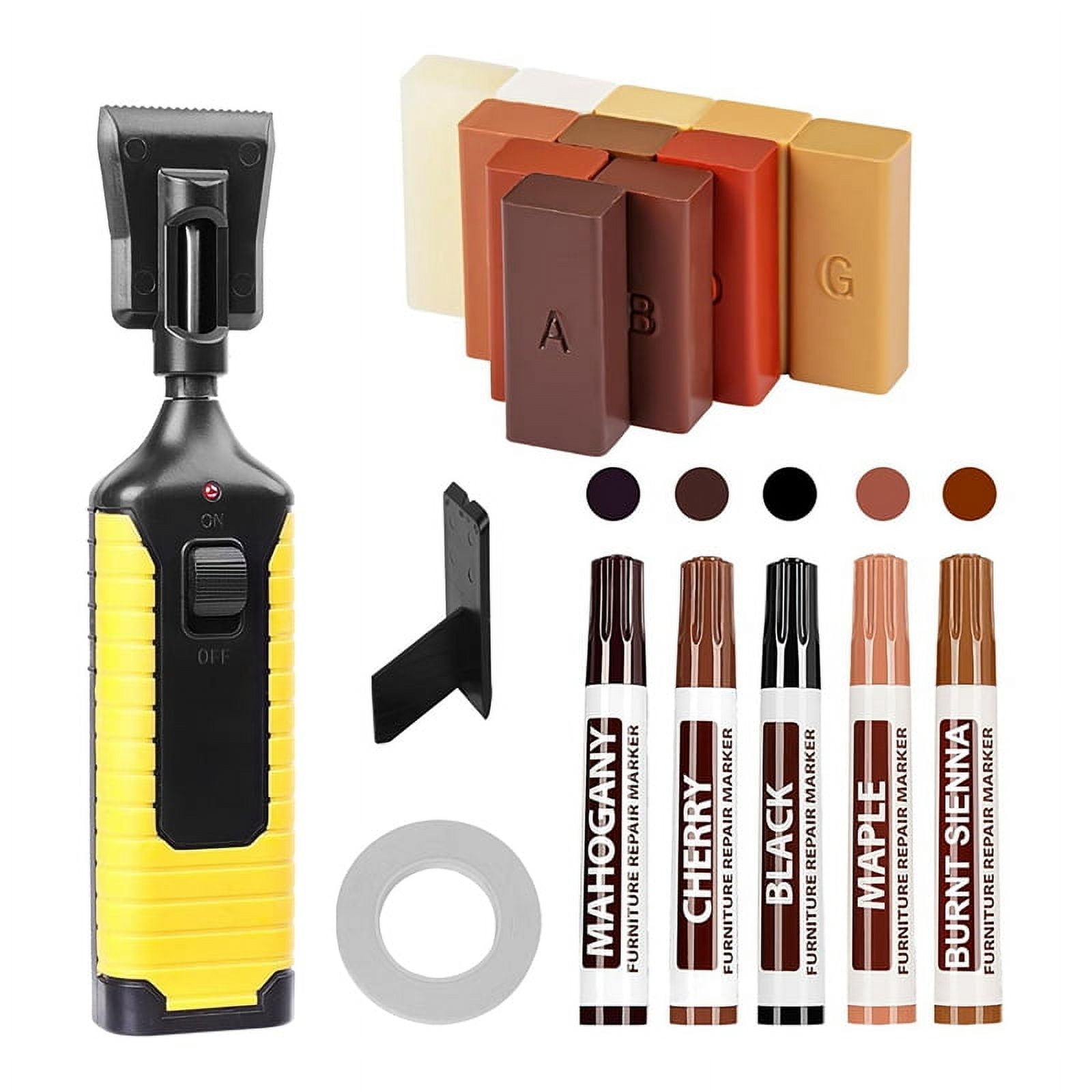 Floor Repair Kit,Laminate Hardwood Vinyl Floor Repair Kit with Heat Pen ...