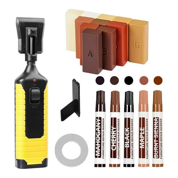 Floor Repair Kit,Laminate Hardwood Vinyl Floor Repair Kit with Heat Pen ...