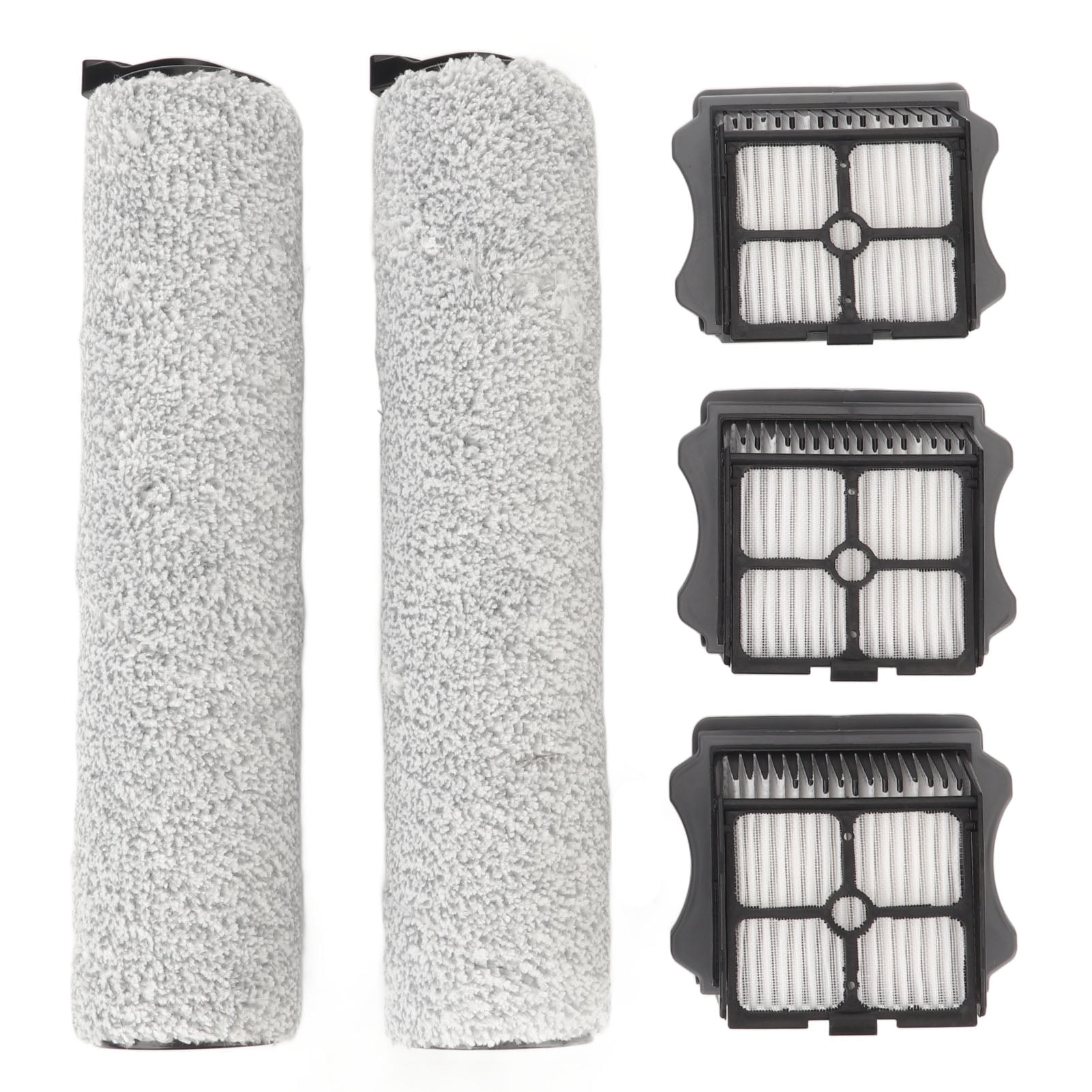 Floor Roller Brush Filter Kit Soft Efficient Cleaning Replacement Brush ...