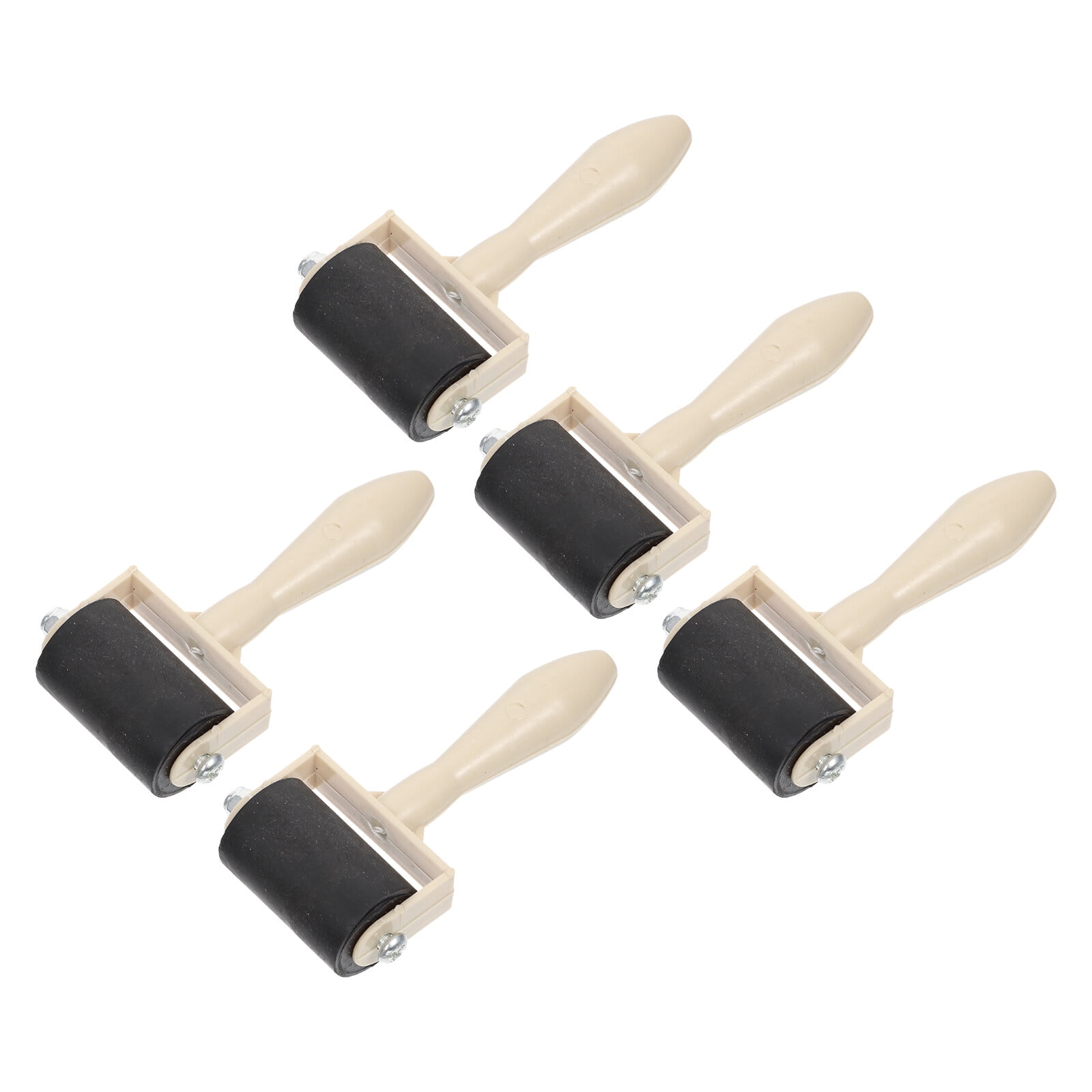 5 Pcs Printmaking Rollers Practical Printmaking Roller Brayer Printing ...