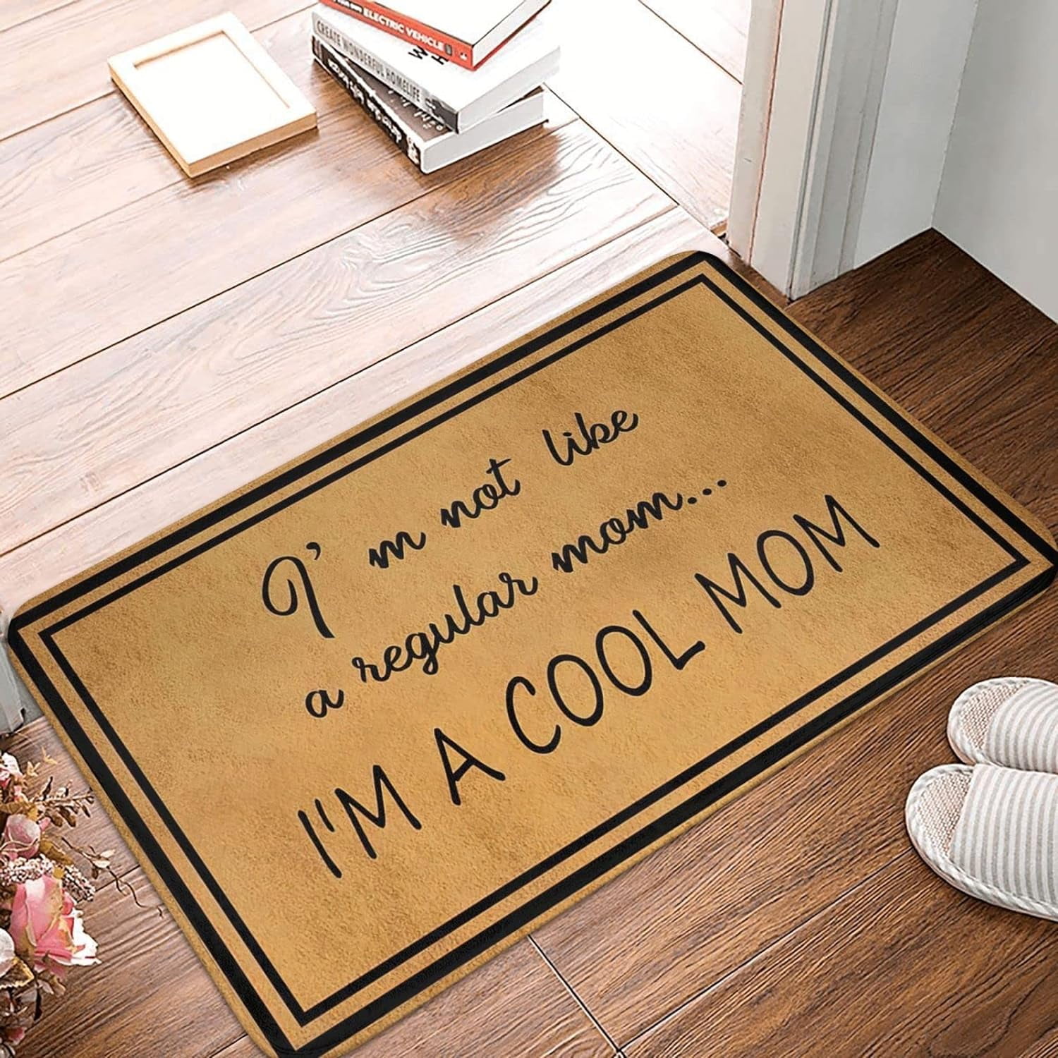 Floor Rug Doormat Door Mats I'm Not Like A Regular Mom I'm A Cool Mom ...