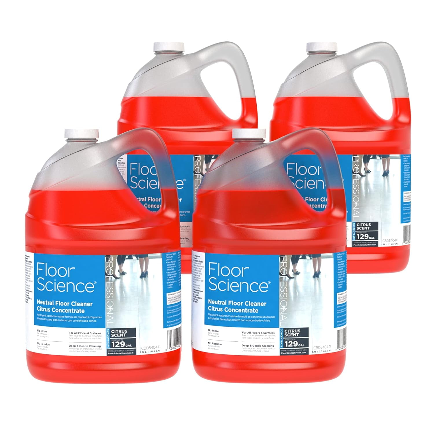 Floor Science Professional Neutral Floor Cleaner, Deep & Gentle ...