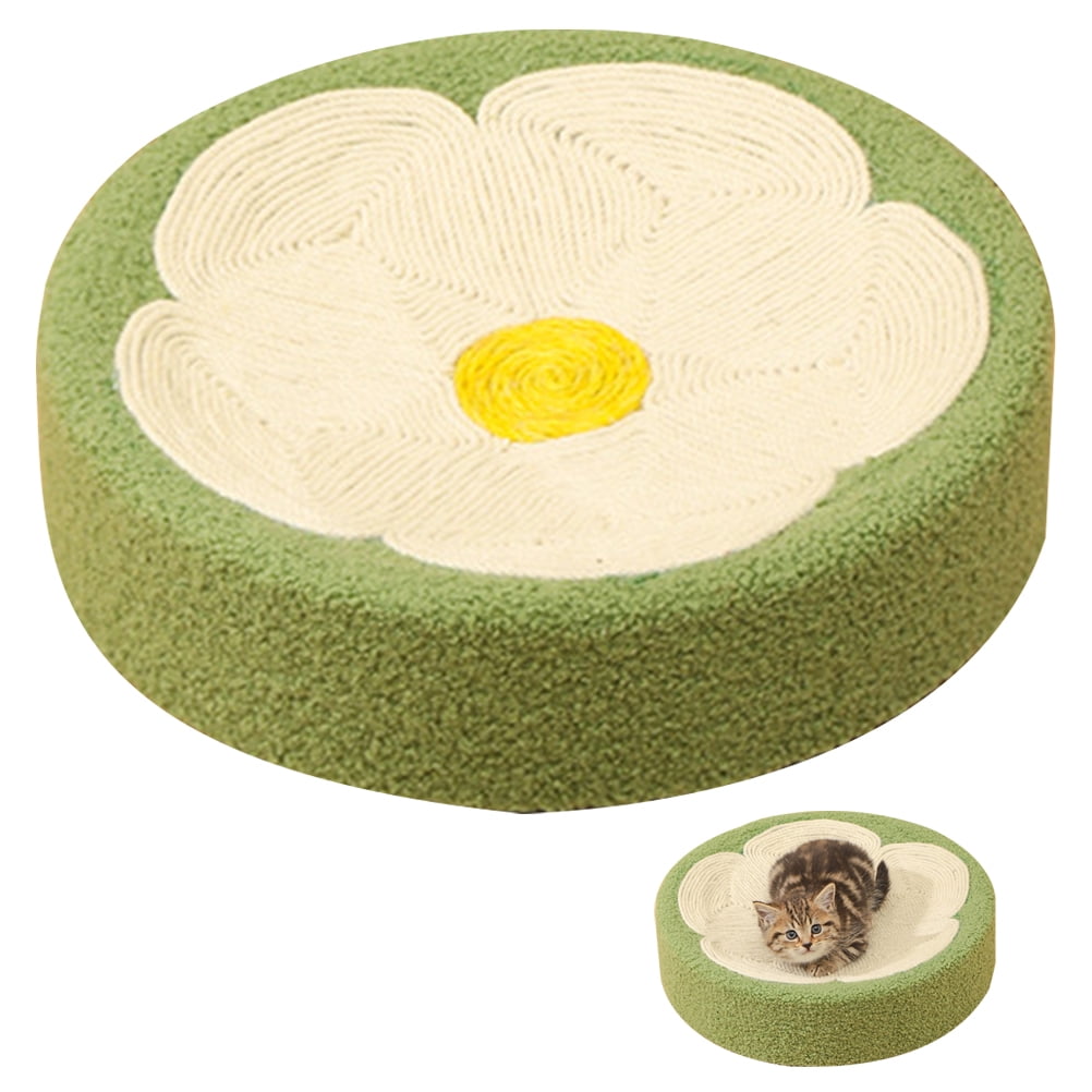 Floor Scratch Board Round Scratching Post Circular Cat Scratcher ...