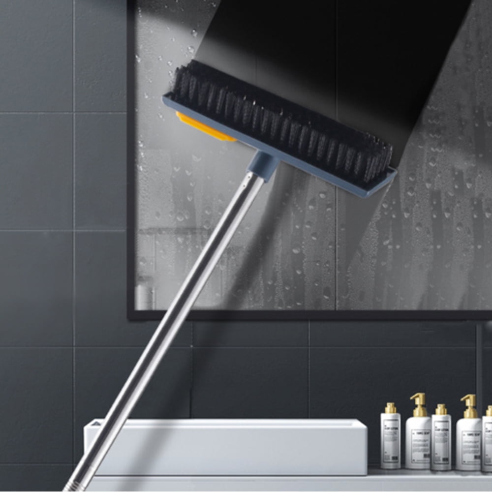 Floor Scrub Brush, 2 in1 Floor Srubber Cleaning Groud Brush with Comb ...