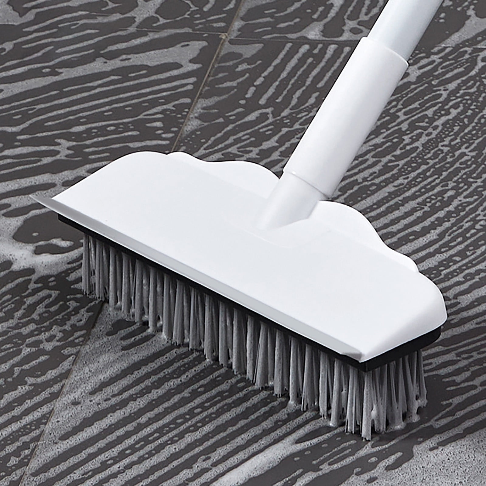 Floor Scrub Brush,2 In 1 Scrape Brush Stiff Bristle Brush Stiff Bristle ...