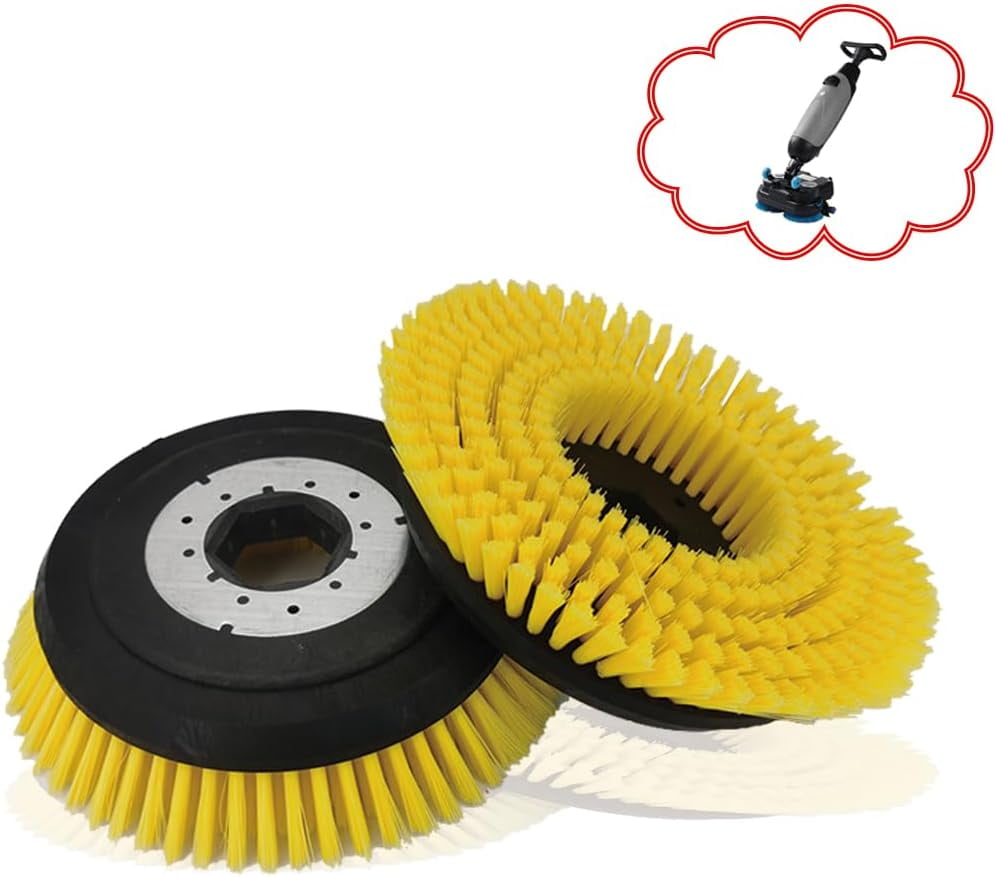 Floor Scrubber Rotary Brush Replacement-Polypropylene Bristles for ...