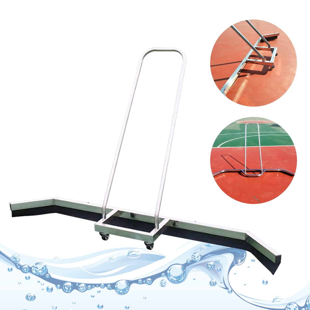 Floor Scrubber Squeegee Stainless Steel Frame Eva Rubber Head For