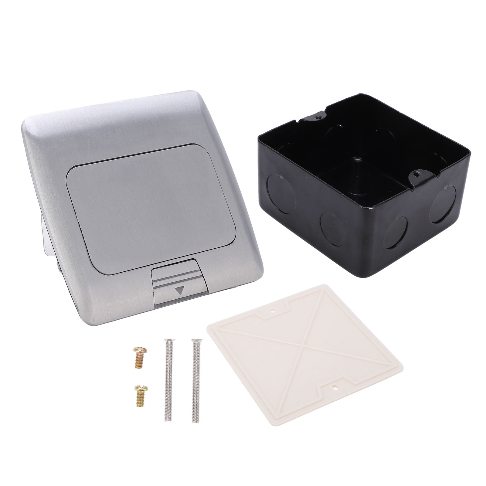 Floor Socket Waterproof Good Sealing Embedded Safe Practical Silver ...