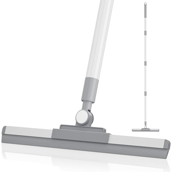 Floor Squeegee with 180° Rotating Head, Squeegee for Floor with 52 ...
