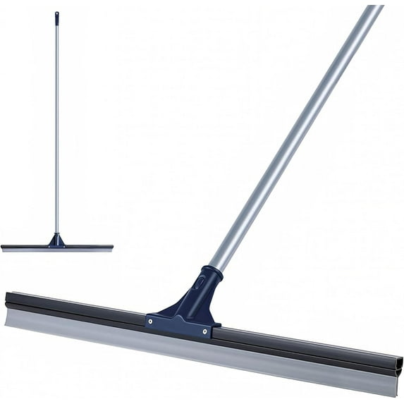 Floor Squeegee for Concrete Floor, 30" Large Squeegee Broom, Heavy Duty ...