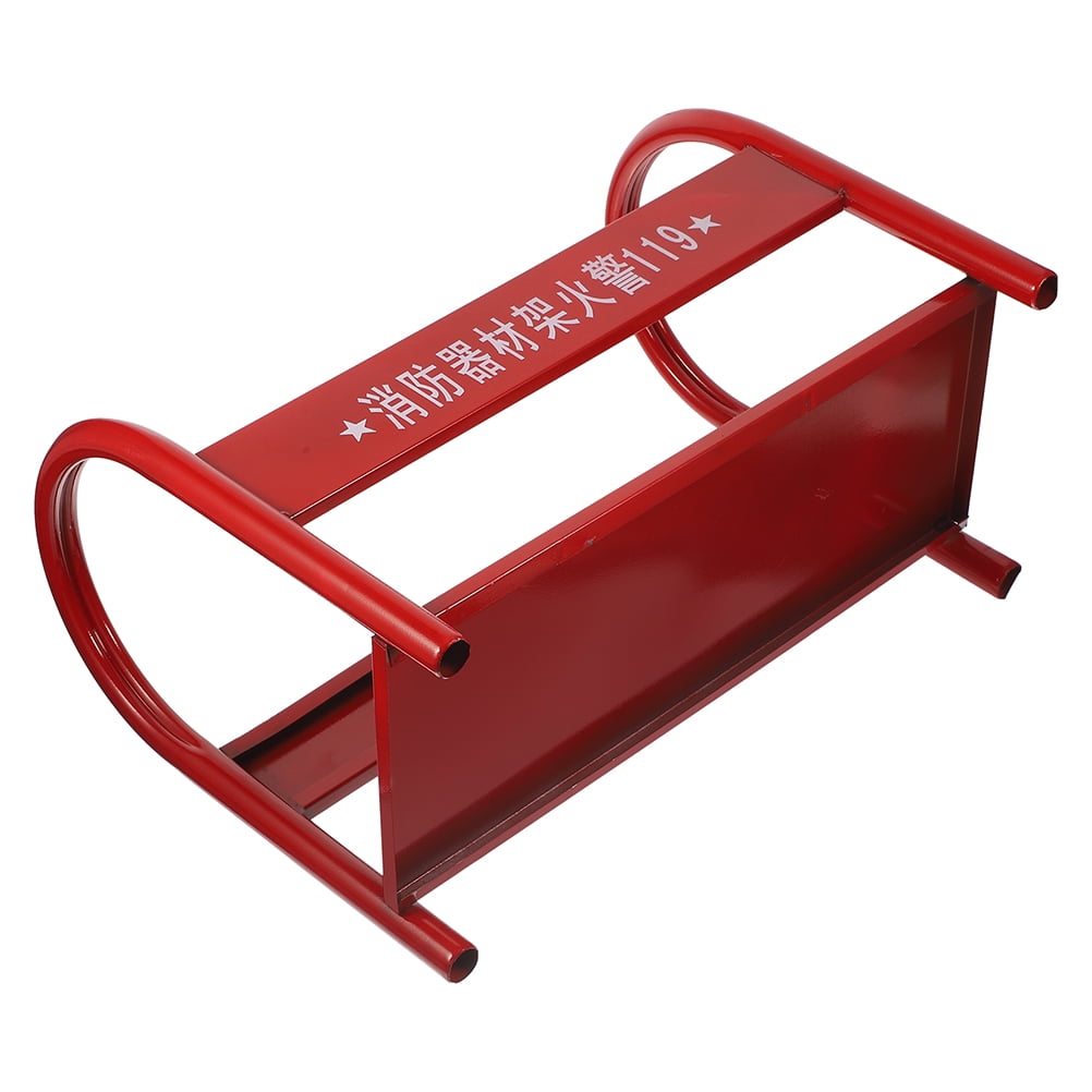 Masteelf Red Iron Fire Extinguisher Stand for Powder Extinguishers ...