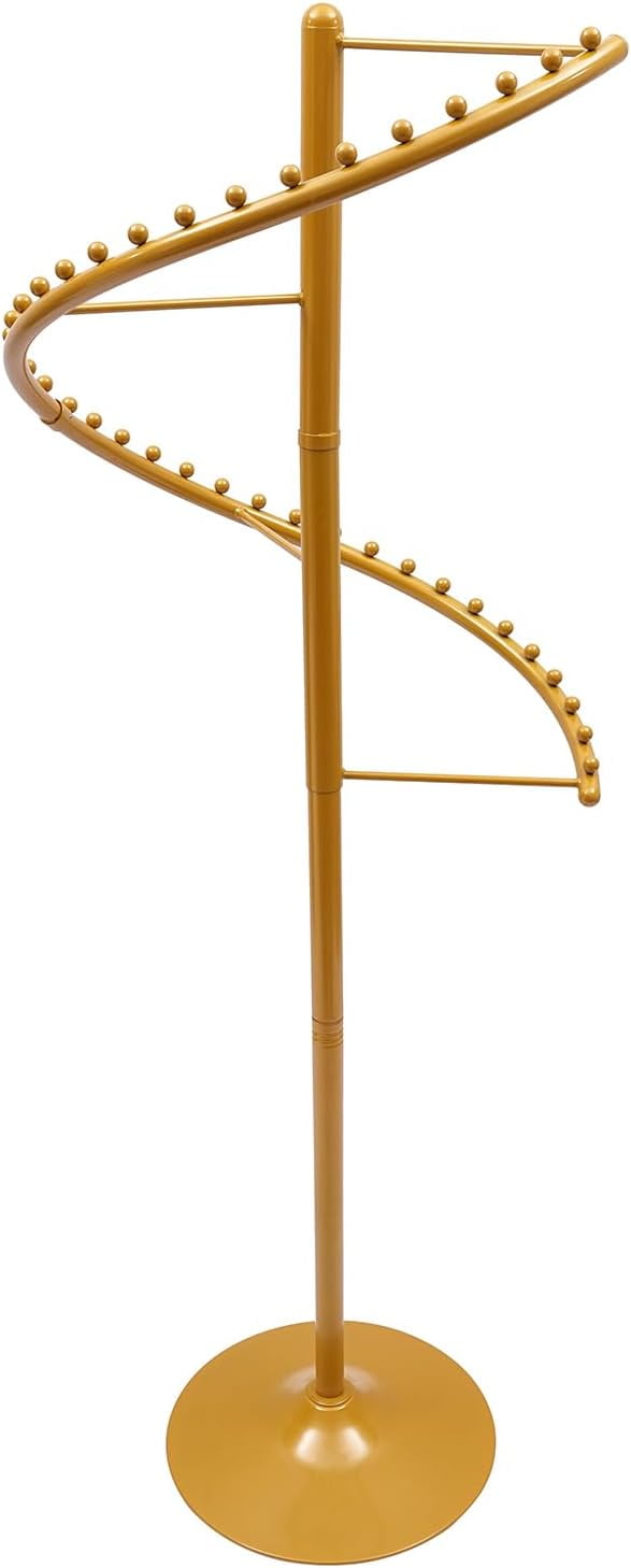 Floor Standing 360°Spiral Rotating Garment Rack, Heavy Duty Metal ...