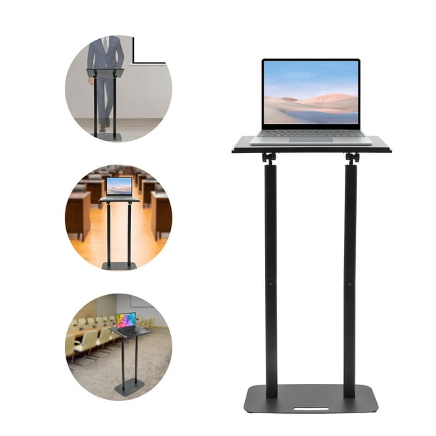 Floor Standing Acrylic Podium - Lectern Pulpit Podium Iron Desk for ...