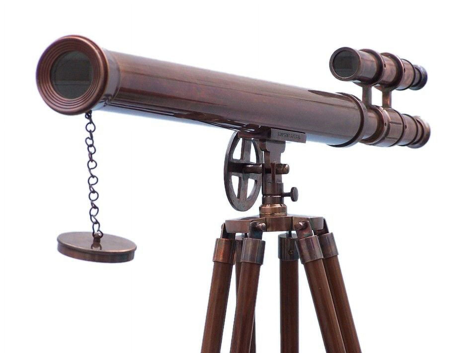 Floor Standing Antique Copper Griffith Astro Telescope 64" - Vintage ...