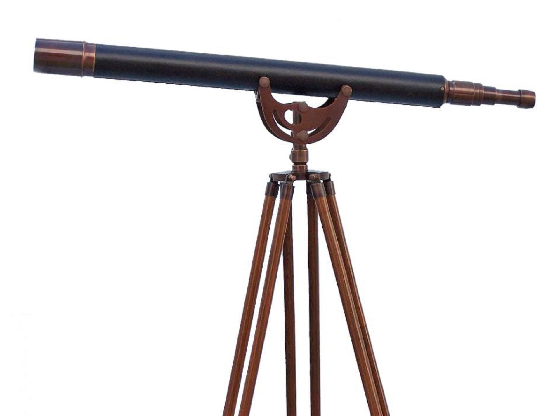 Floor Standing Antique Copper With Leather Anchormaster Telescope 65 ...