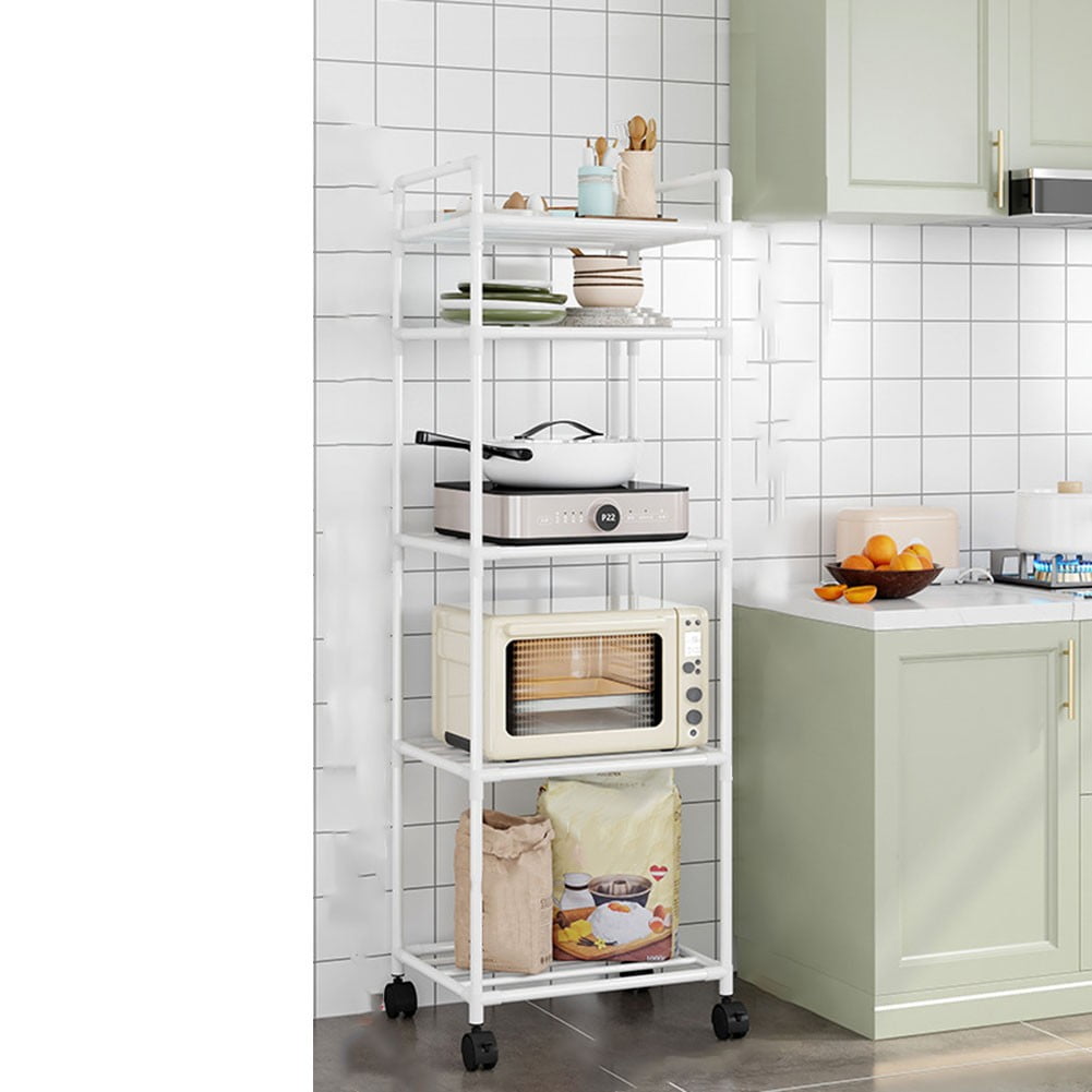 Floor-Standing Bathroom Storage Rack Room Punch-Free Storage Rack with ...