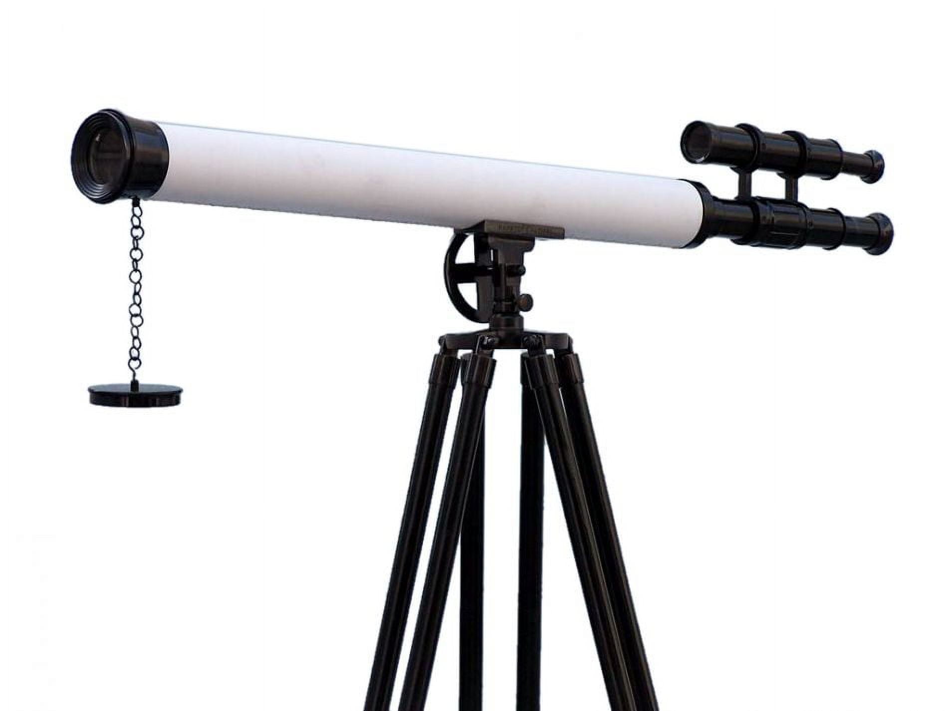 Floor Standing Brushed Nickel Griffith Astro Telescope 65" - Marine ...