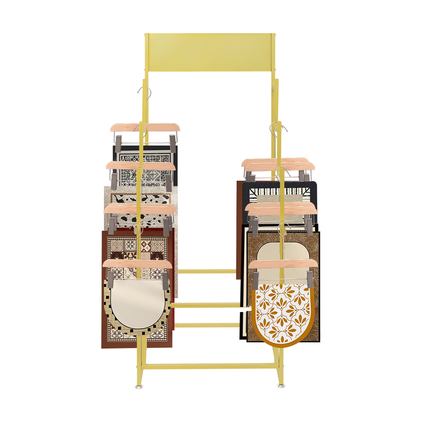 Floor Standing Carpet Display Rack - Heavy Duty Commercial Mat ...