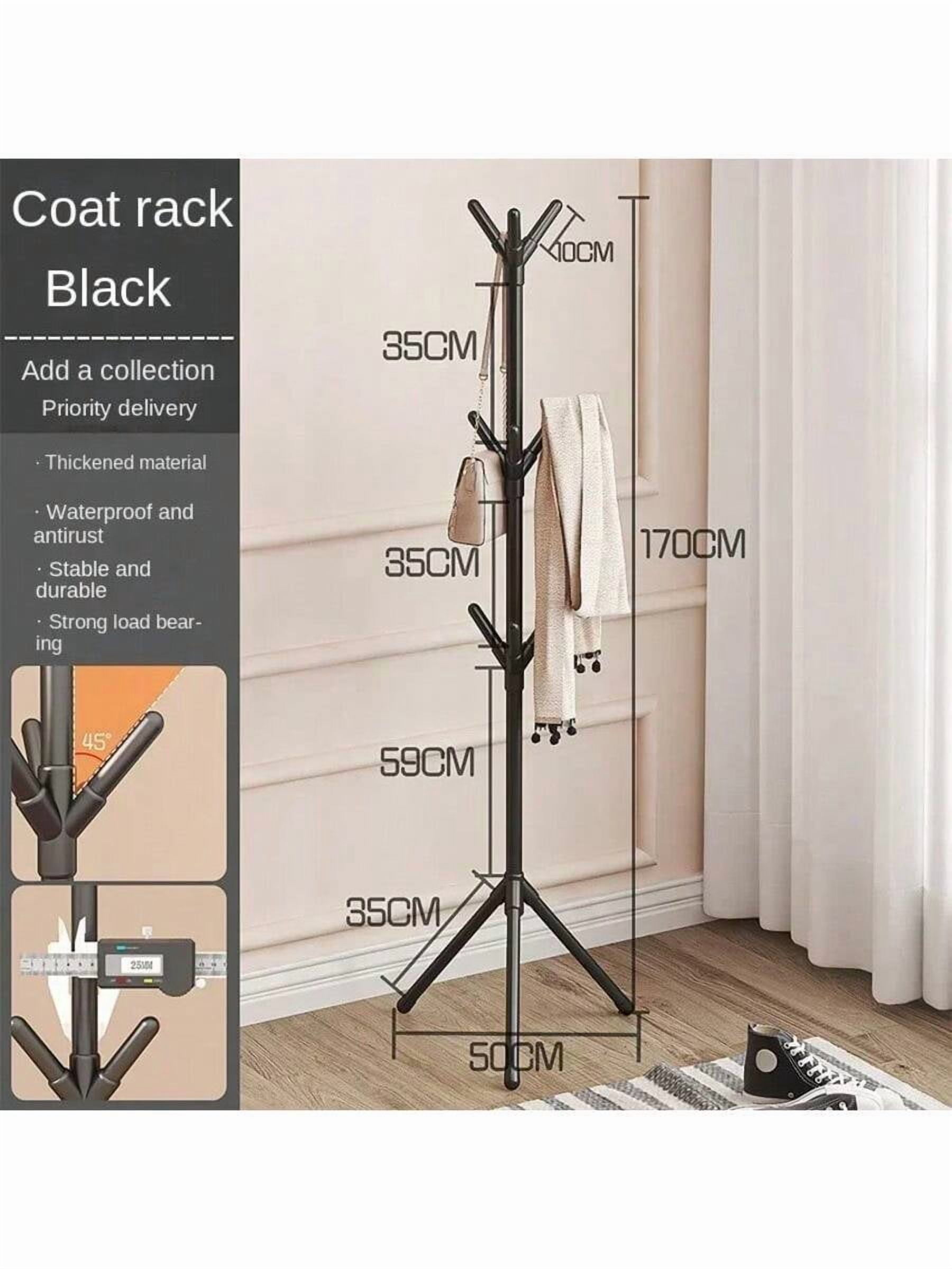 Floor Standing Clothes Rack Tree Branch Shape Multi Hook Mobile And ...