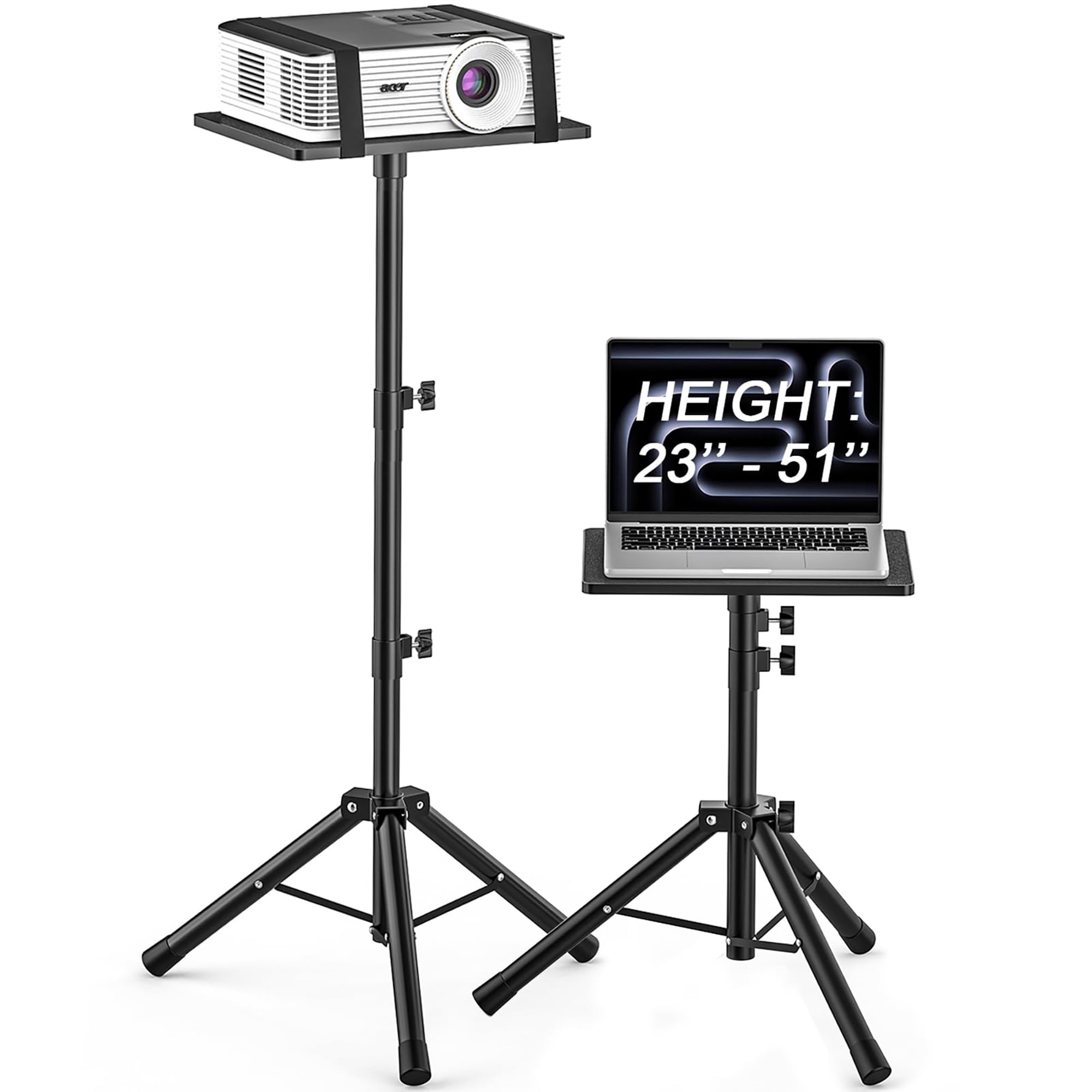 Floor-Standing Height-Adjustable Projector Stand/Tripod - Walmart.com