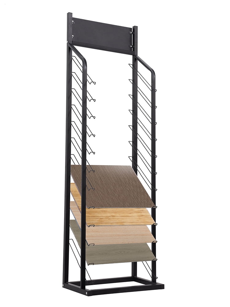 Floor-Standing Marble Slab Organizer Rack, Large Format Tile Display ...