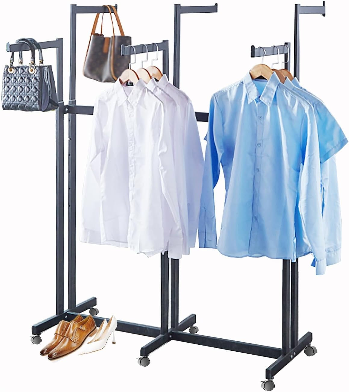 Floor Standing Metal Garment GUBUONIP -GUBUONIP Heavy Retail Display ...