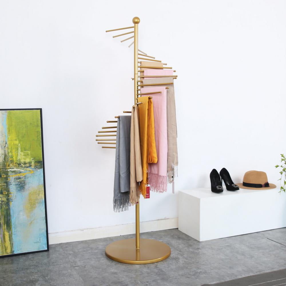 Floor-Standing Metal Spiral Scarf Display Stand, Retail Display Stand ...