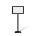 Floor Standing Sign Frame with Steel Low Profile Base, 14 inches by 22 ...