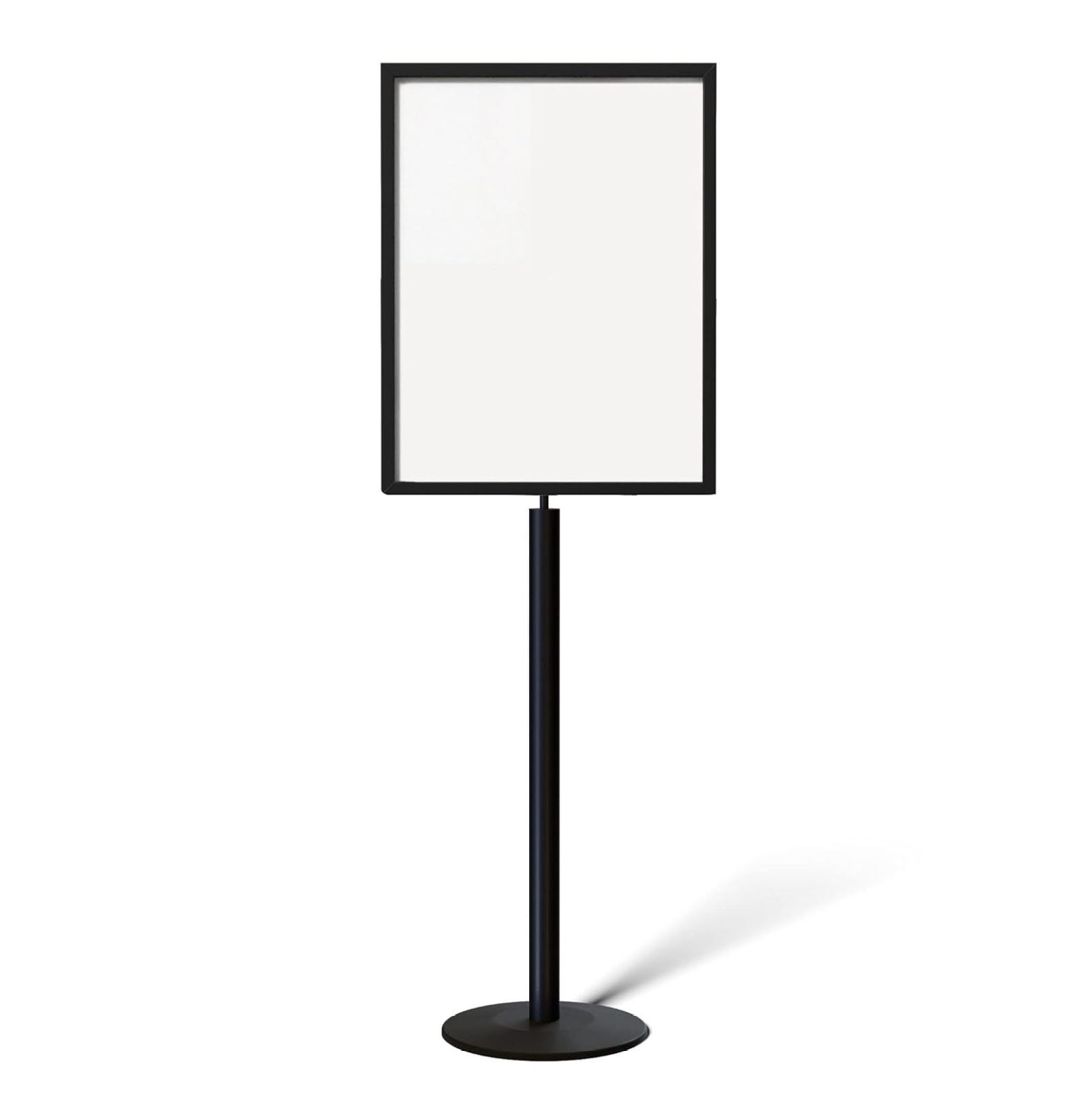 Floor Standing Sign Frame with Steel Low Profile Base, 22 inches by 28 ...