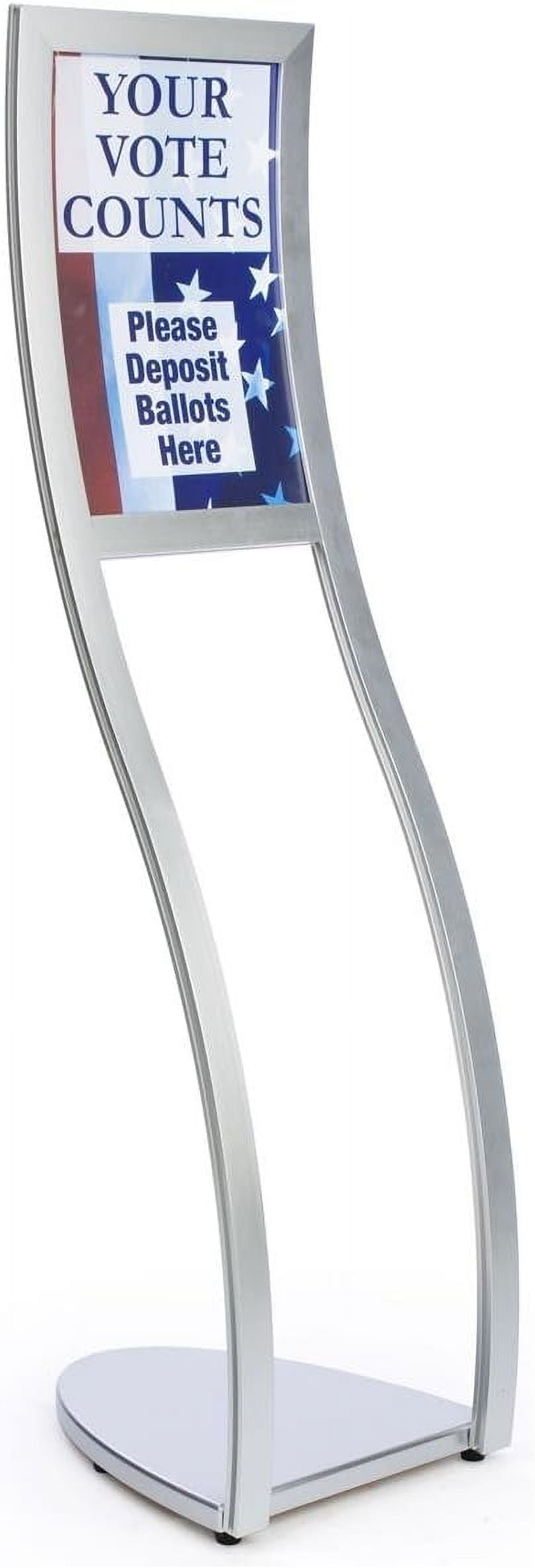 Floor-Standing Sign Holder for 11x17 Prints, Top-Loading Insert, S ...