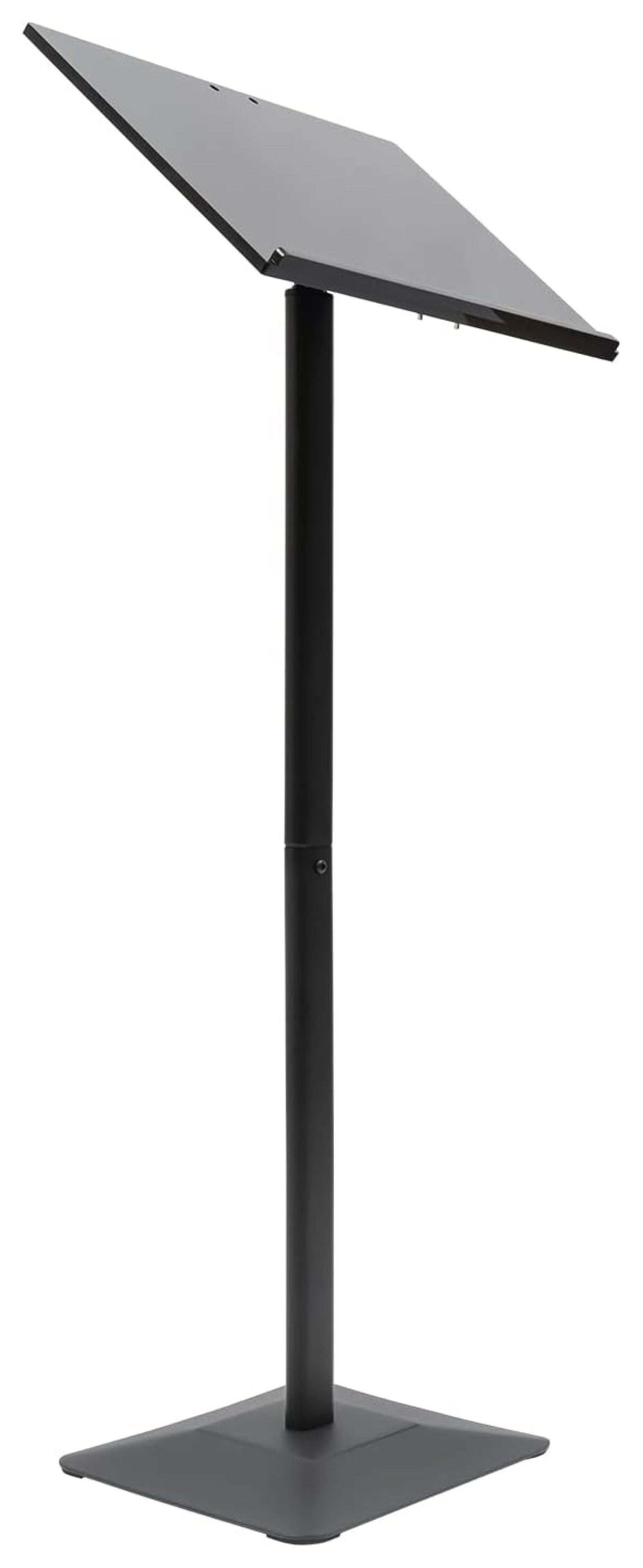 Floor Standing Speaking Podium Acrylic Podium Stand Angle Adjustable ...