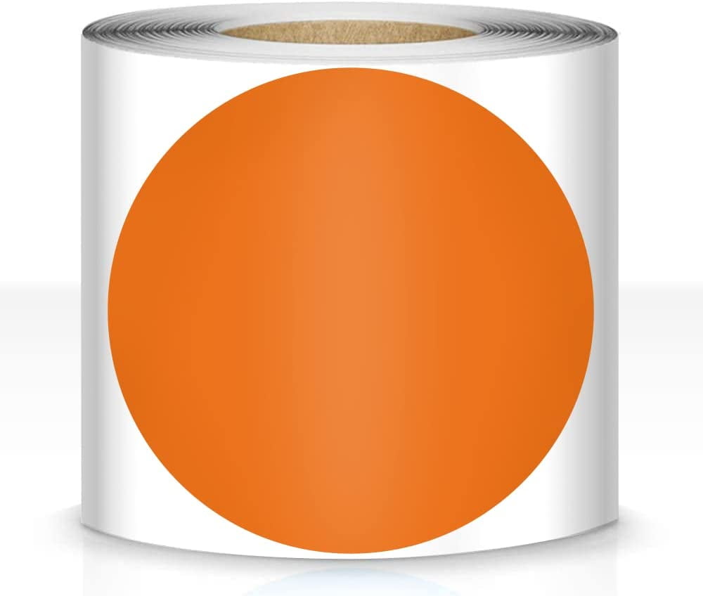 Floor Stickers 3.54” 200 PCS Diameter dot Stickers, Dot Shaped Vinyl ...