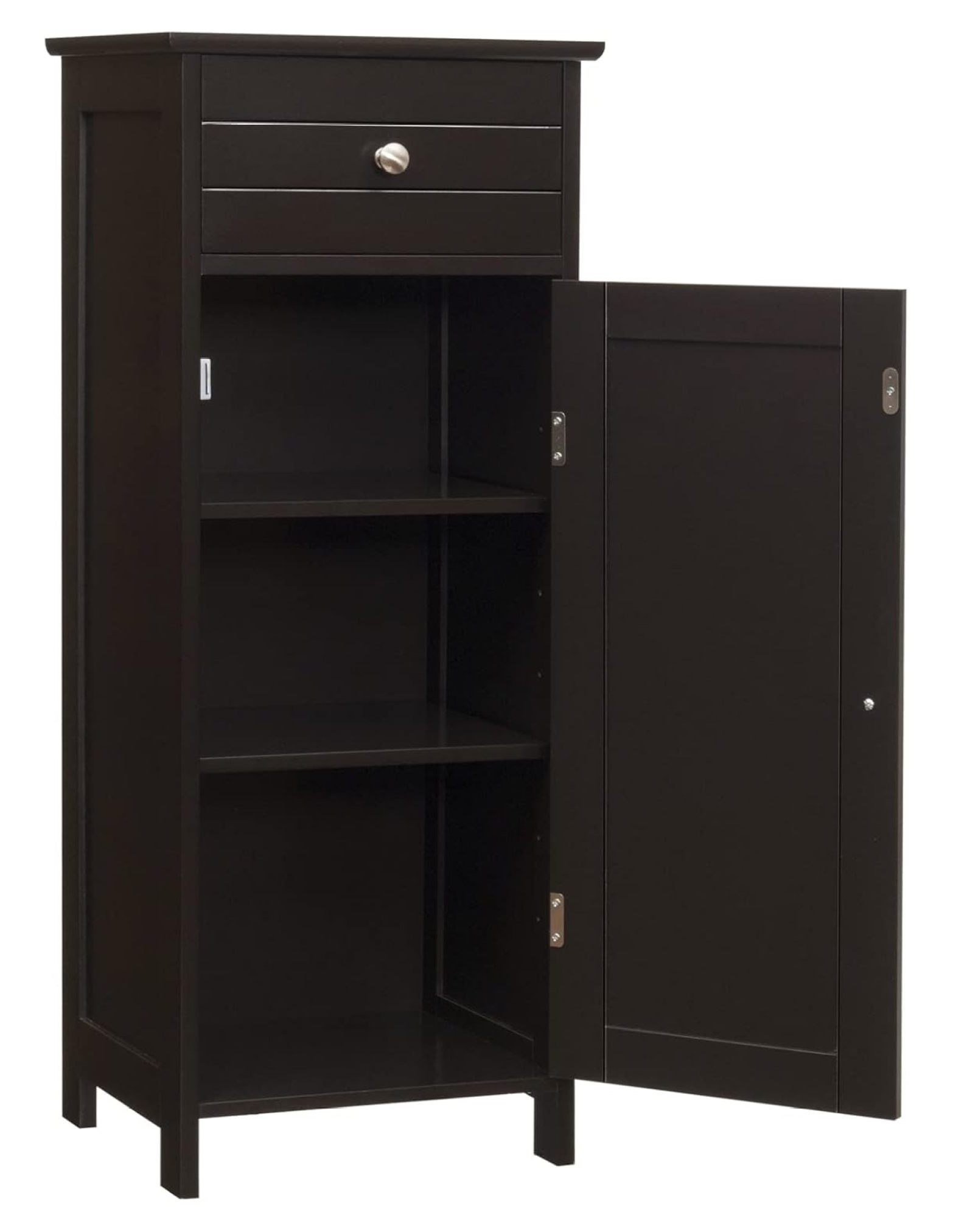 Floor Storage Cabinet, Bathroom Freestanding Side Storage Organizer ...
