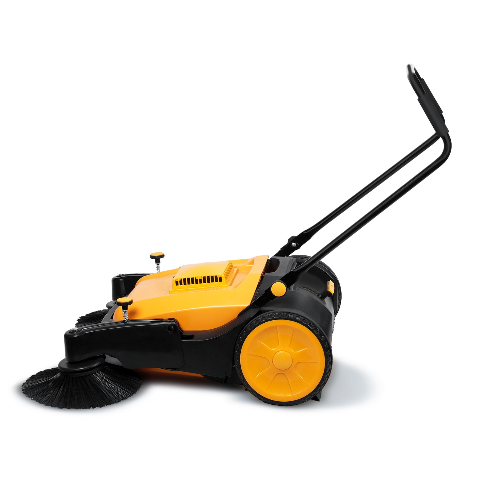 Floor Sweeper with 12 Gal Waste Container, 38,000 Square Feet Quiet ...