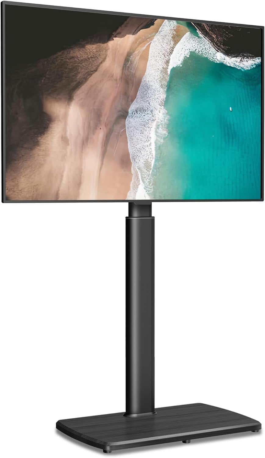 Floor TV Stand for Living Room, Bedroom, Tall Corner TV Stand Mount ...